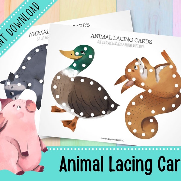 Lacing Cards - Etsy