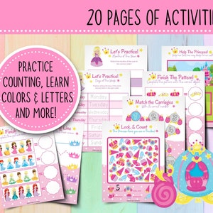 Princess Busy Book for Toddlers | Girl Busy Book | Busy Binder | Quiet ...