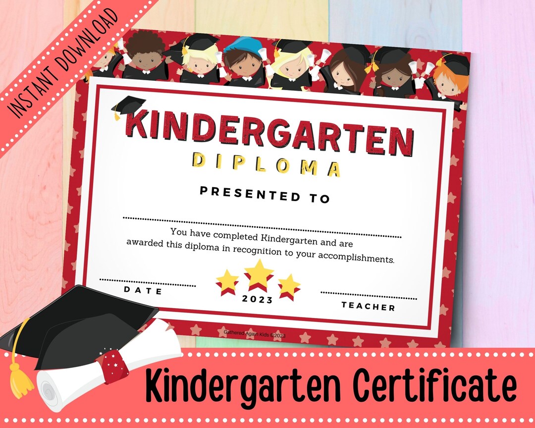 Kindergarten Graduation Borders