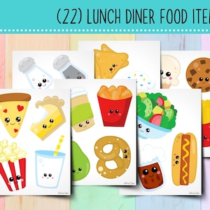 Lunch Diner Food Play Restaurant Fast Food Activities - Etsy