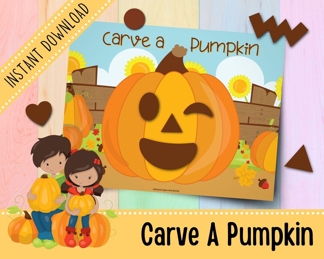 Pumpkin Carving Activity | Jack-o-lantern Shapes Activity | Halloween ...