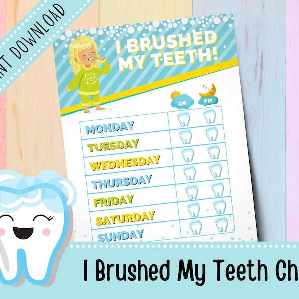 Daily Reminder Chart - Etsy