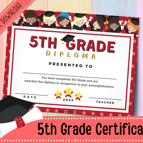 5th Grade Graduation - Etsy