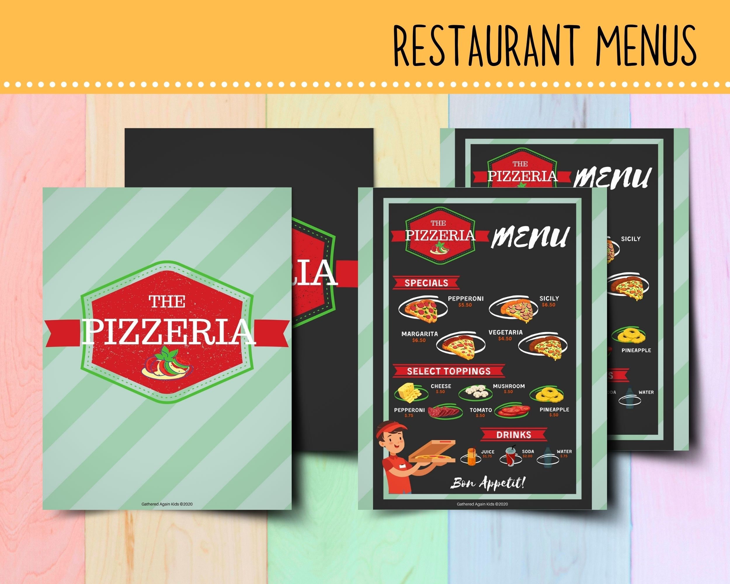 Pizza Restaurant Play Set | Play Restaurant | Pizzeria | Activities for ...