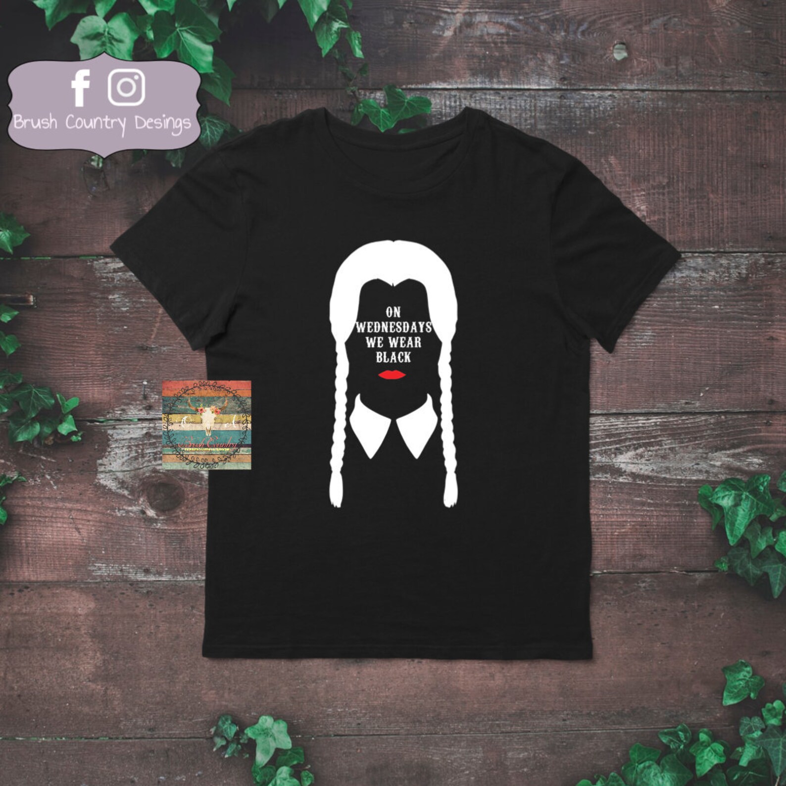 Kids & Adult on Wednesdays We Wear Black Shirt Wednesday - Etsy