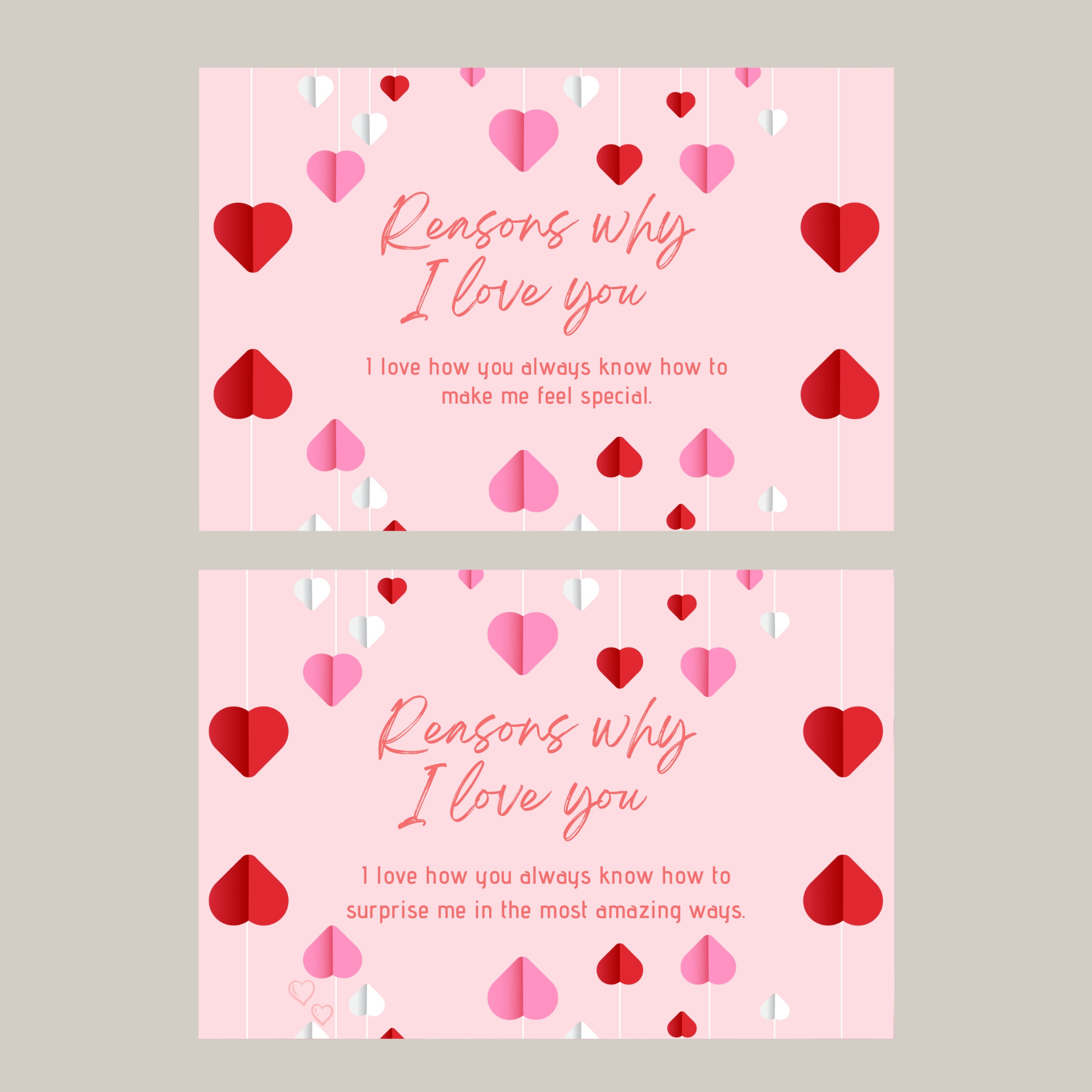 Valentines Cards Reasons Why I Love Youvalentine Cardsreasons Why I ...