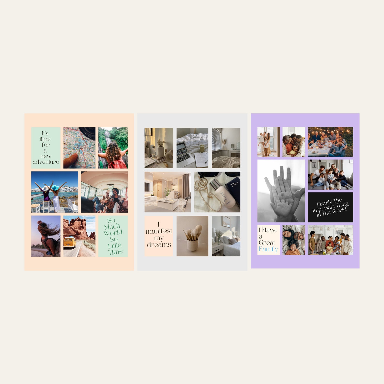 Vision Board Kit for Women 2025 Vision Board Kit Diy Printable Vision ...
