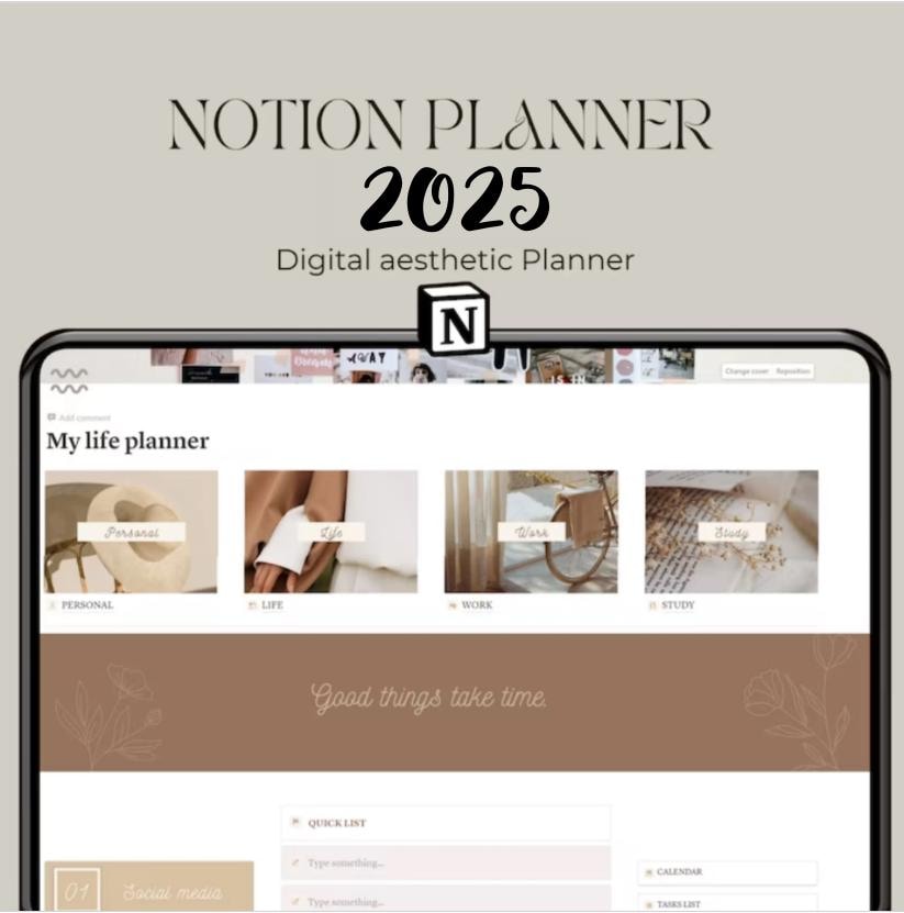 Notion Life Planner 2025 | 2025 Planner Notion | All in One Planners ...