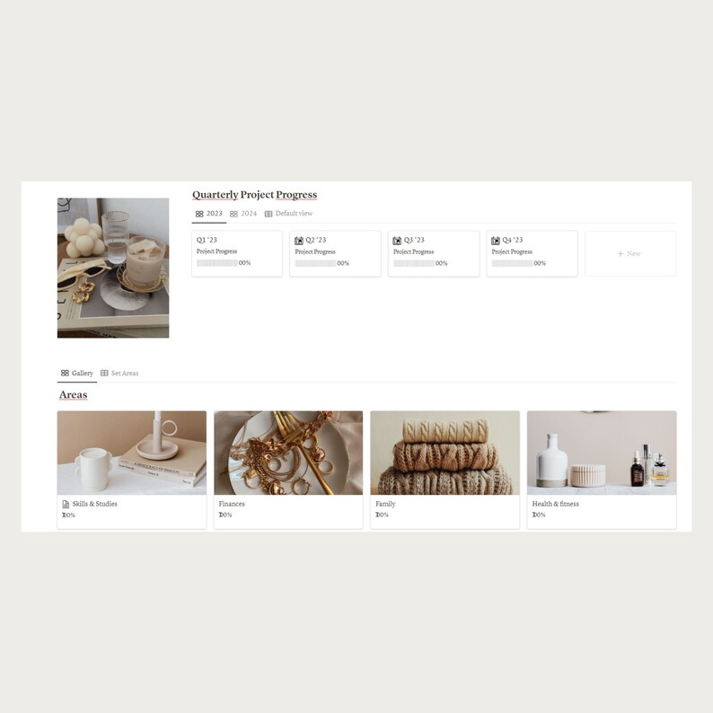 Goal Setting Notion Template 2023|notion Goal Dashboard|digital Planner ...