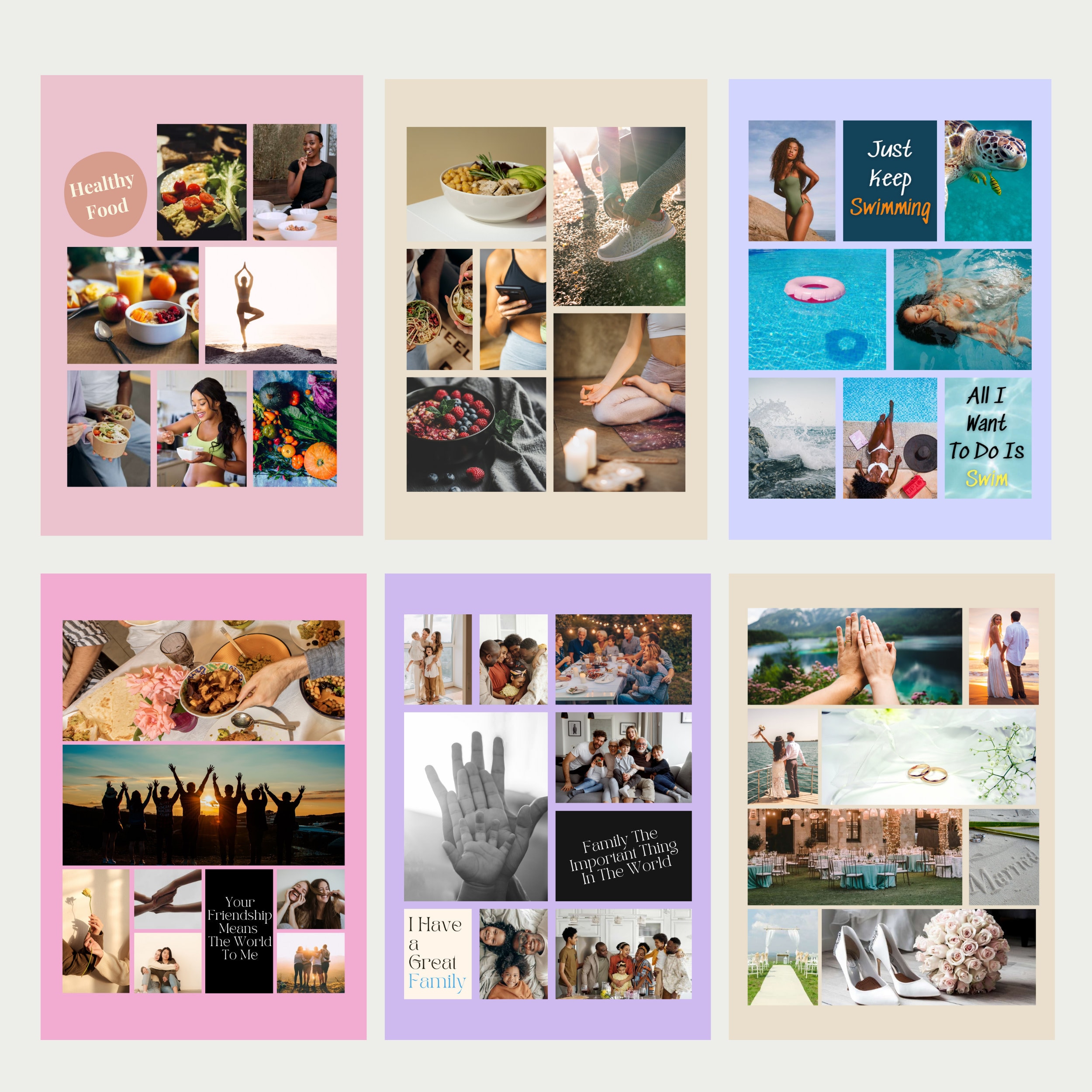Vision Board Kit for Women 2025 Vision Board Kit Diy Printable Vision ...