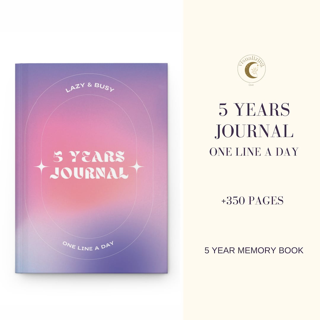 Custom 5 Year Journal One Line a Day Hardcover, One Line a Day a Five ...