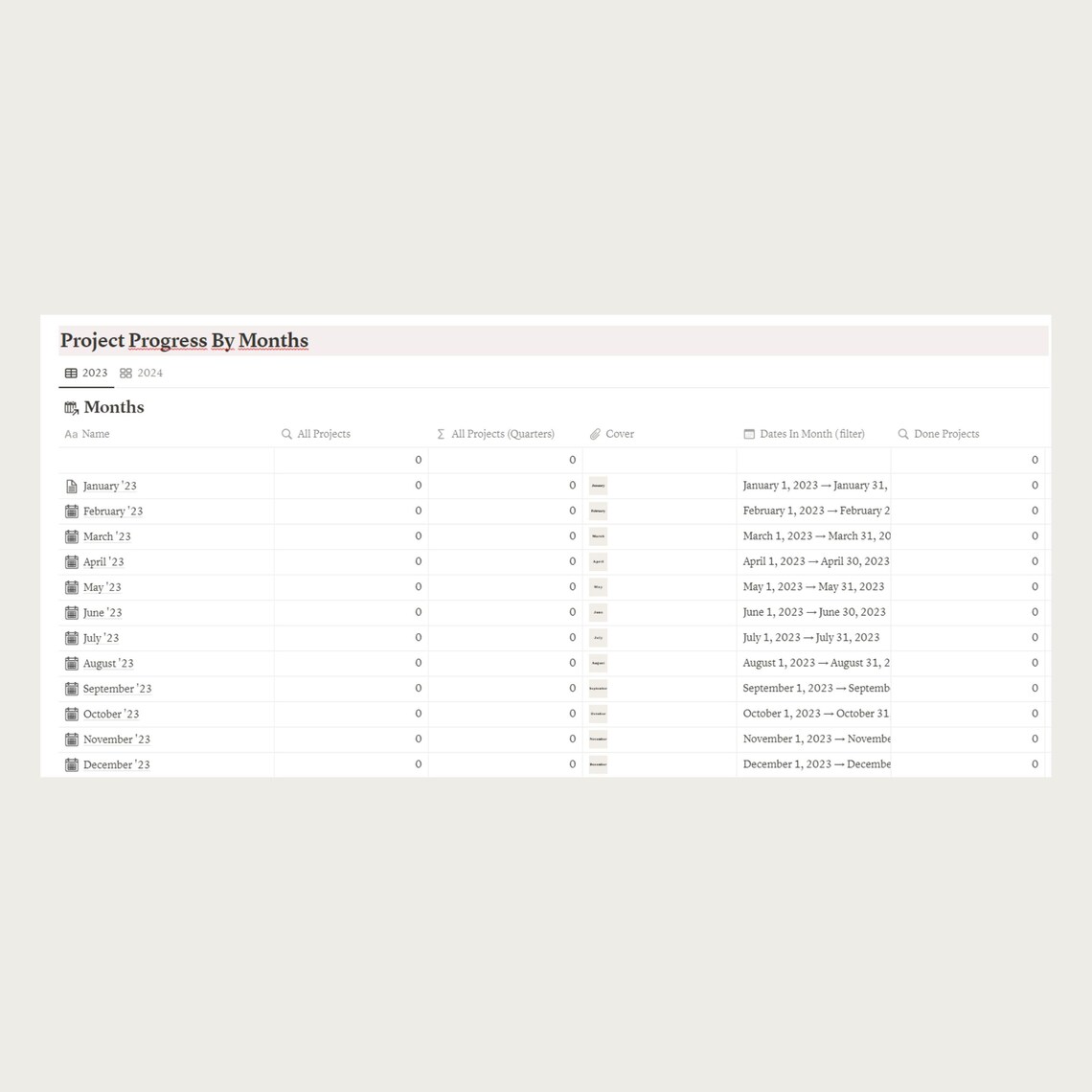 Goal Setting Notion Template 2023|notion Goal Dashboard|digital Planner ...