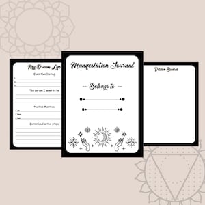 Project 369 Manifestation Journal Printable|manifestation Planner for ...