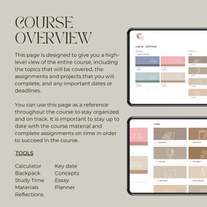 Notion Templates for Students | School | Notion Template Aesthetic ...