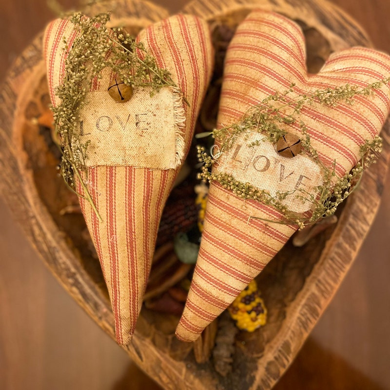 Primitive Valentine - Etsy