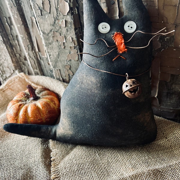 Primitive Cat - Etsy