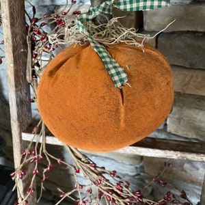 Large Primitive Grungy Pumpkins - Handmade Fall Pumpkin - Fall ...