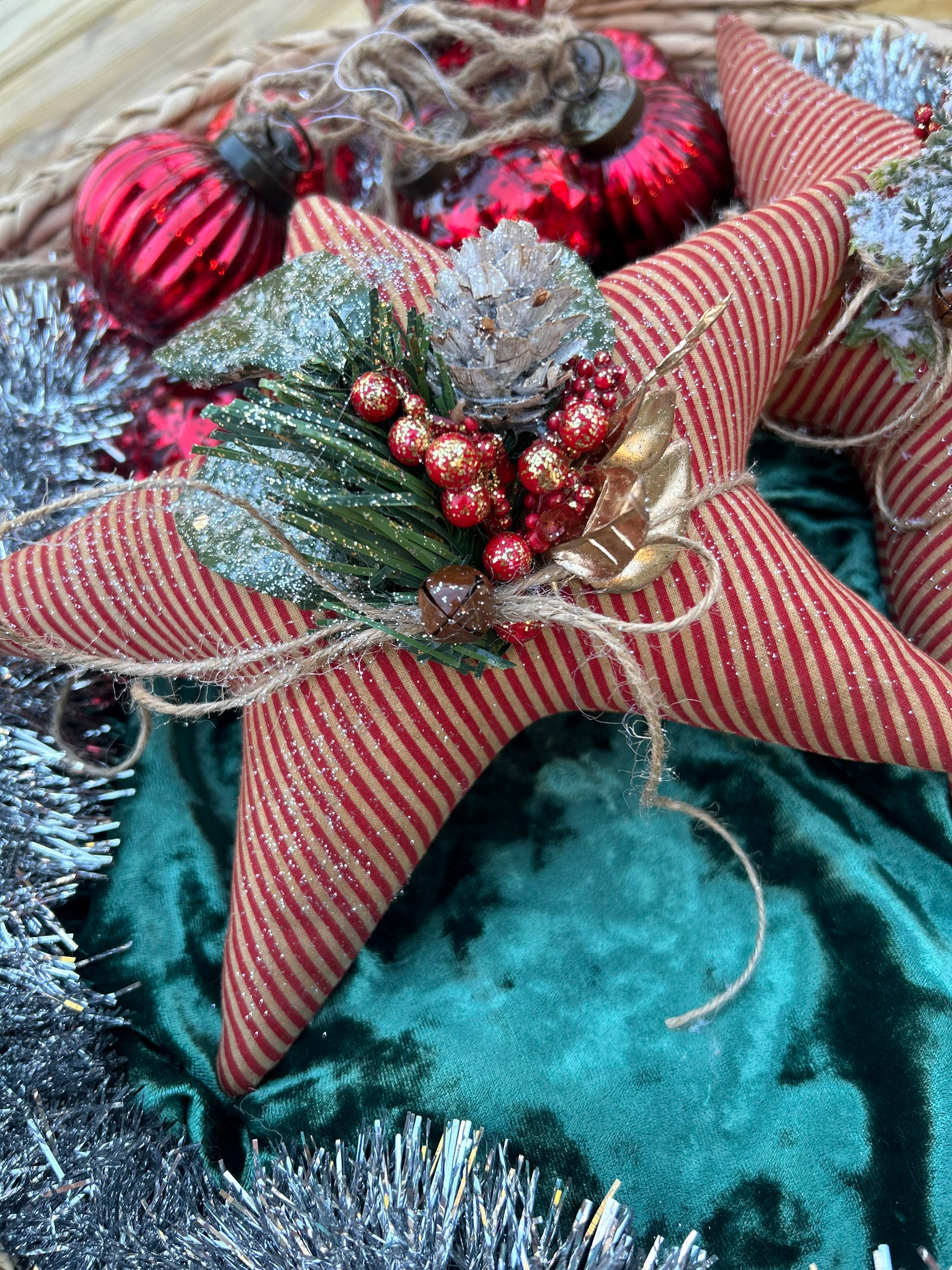 Primitive Christmas Star Ornie Christmas Decor Holiday - Etsy