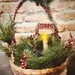 Primitive Christmas Centerpiece Christmas Decor Rustic Christmas ...