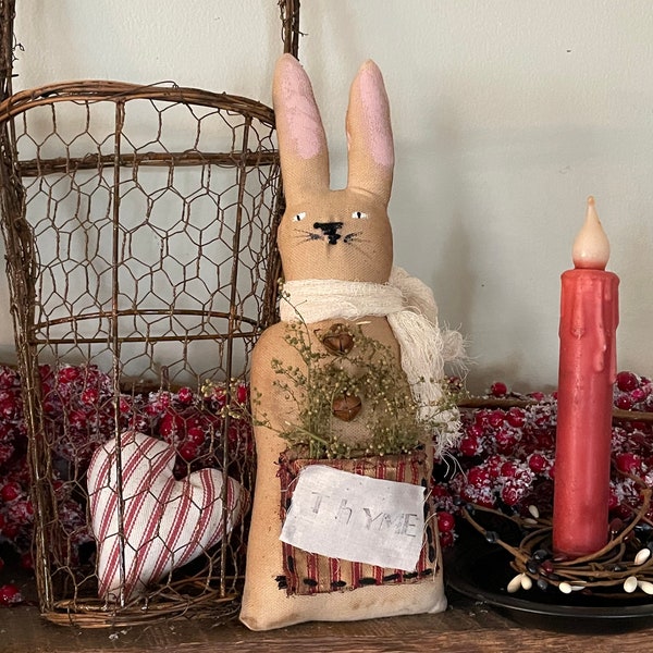 Primitive Rabbit - Etsy
