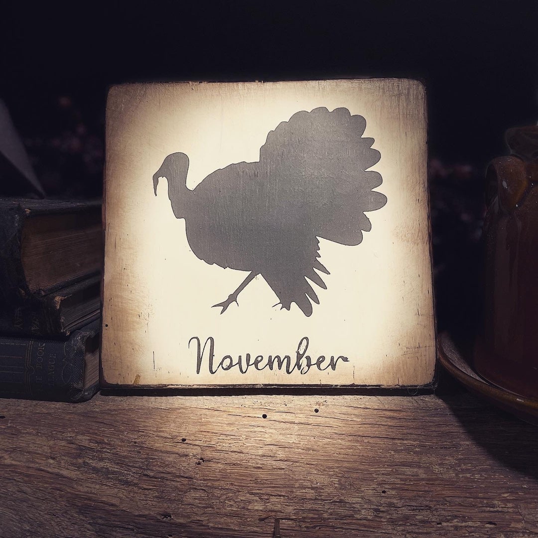Primitive Thanksgiving Tiered Tray Wooden Sign - Thanksgiving Decor - Etsy