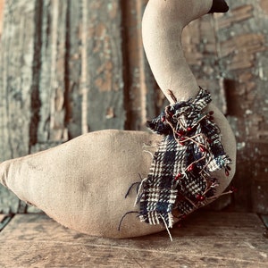 Primitive Handmade Goose, Large Canadian Goose, Goose Decor, Primitive ...