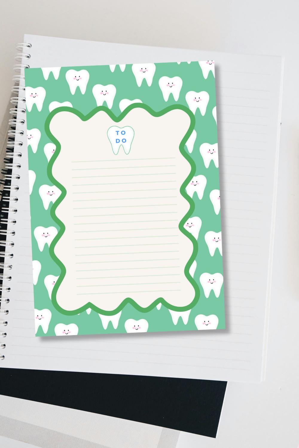 Cute Tooth To-do List | 6 Colors | Printable | A4 & A5 Digital Planner ...