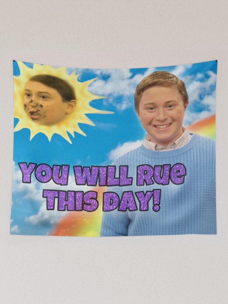 Rue This Day Wall Tapestry, Icarly Wall Hanging, Meme Tapestries - Etsy