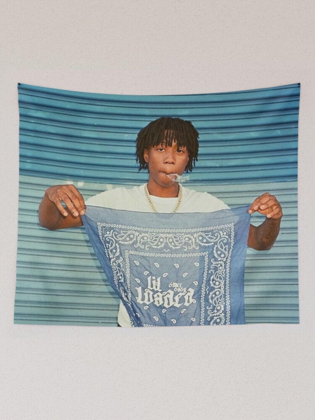 Lil Loaded Wall Tapestry, 6locc 6a6y Wall Hanging, Young Rapper ...