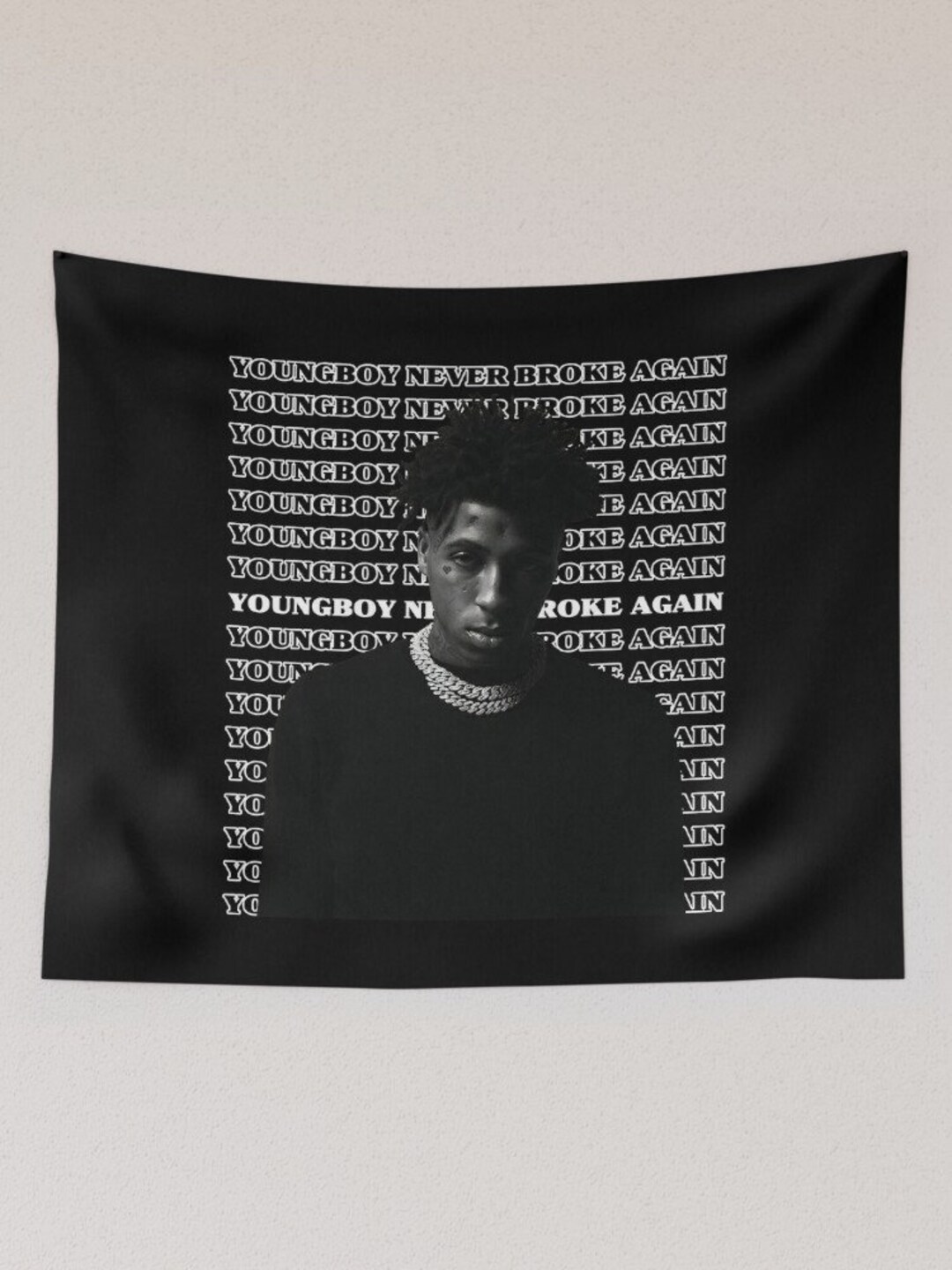 Youngboy Wall Tapestry, Rapper Wall Hanging, I Rest My Case Tapestries ...