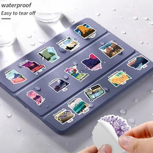 50 USA Map, States Sticker - Self Adhesive US State Sticker for ...