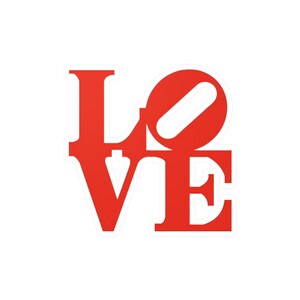 Philly LOVE Sticker, City of Brotherly LOVE Decal for Cars, Laptops ...