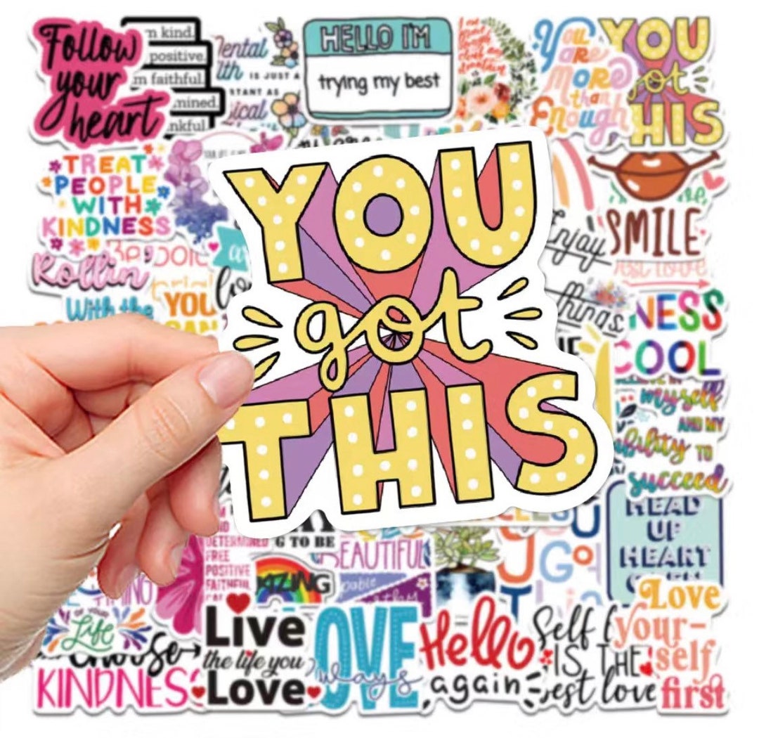 Stickers - Motivational, Positive, Inspirational, Affirmative for ...