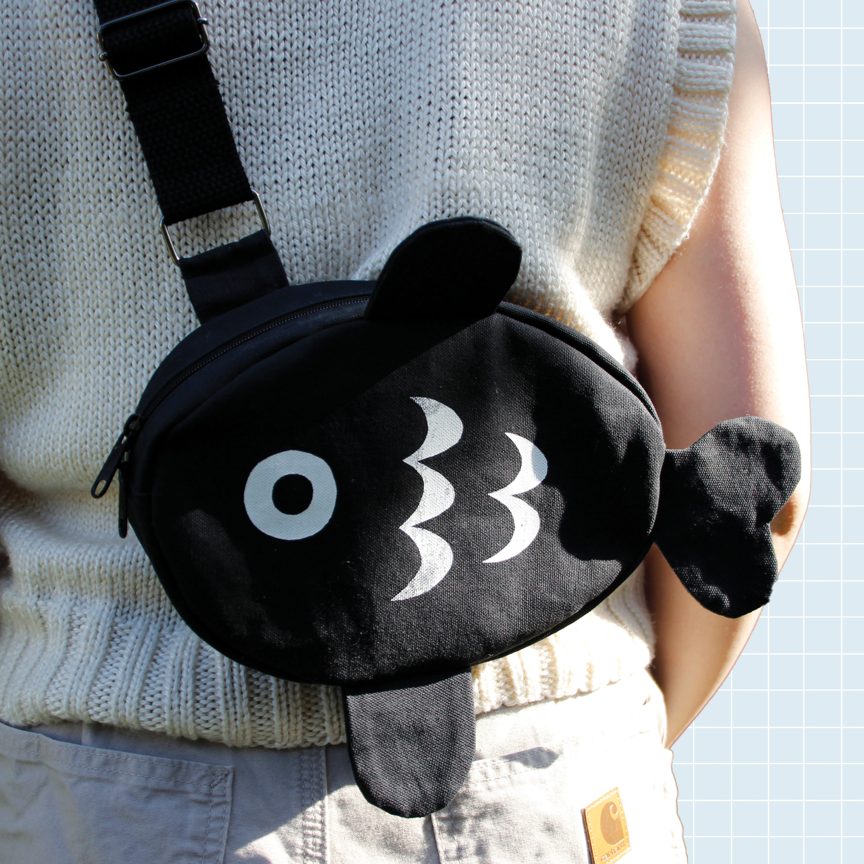 Fish Crossbody Bag Sewing Pattern Instant Download PDF - Etsy