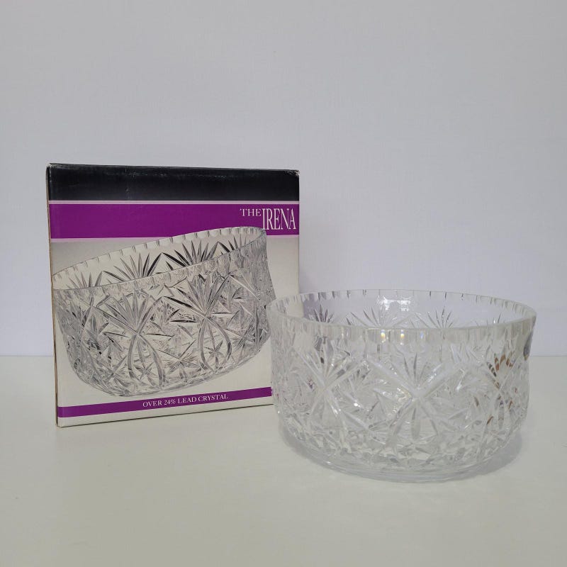 Vintage Czech Glass Bowls - Etsy