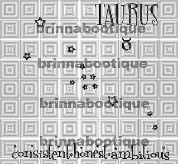 Taurus Zodiac Digital Download - Etsy