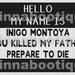 Inigo Montoya Name Tag Digital Download - Etsy