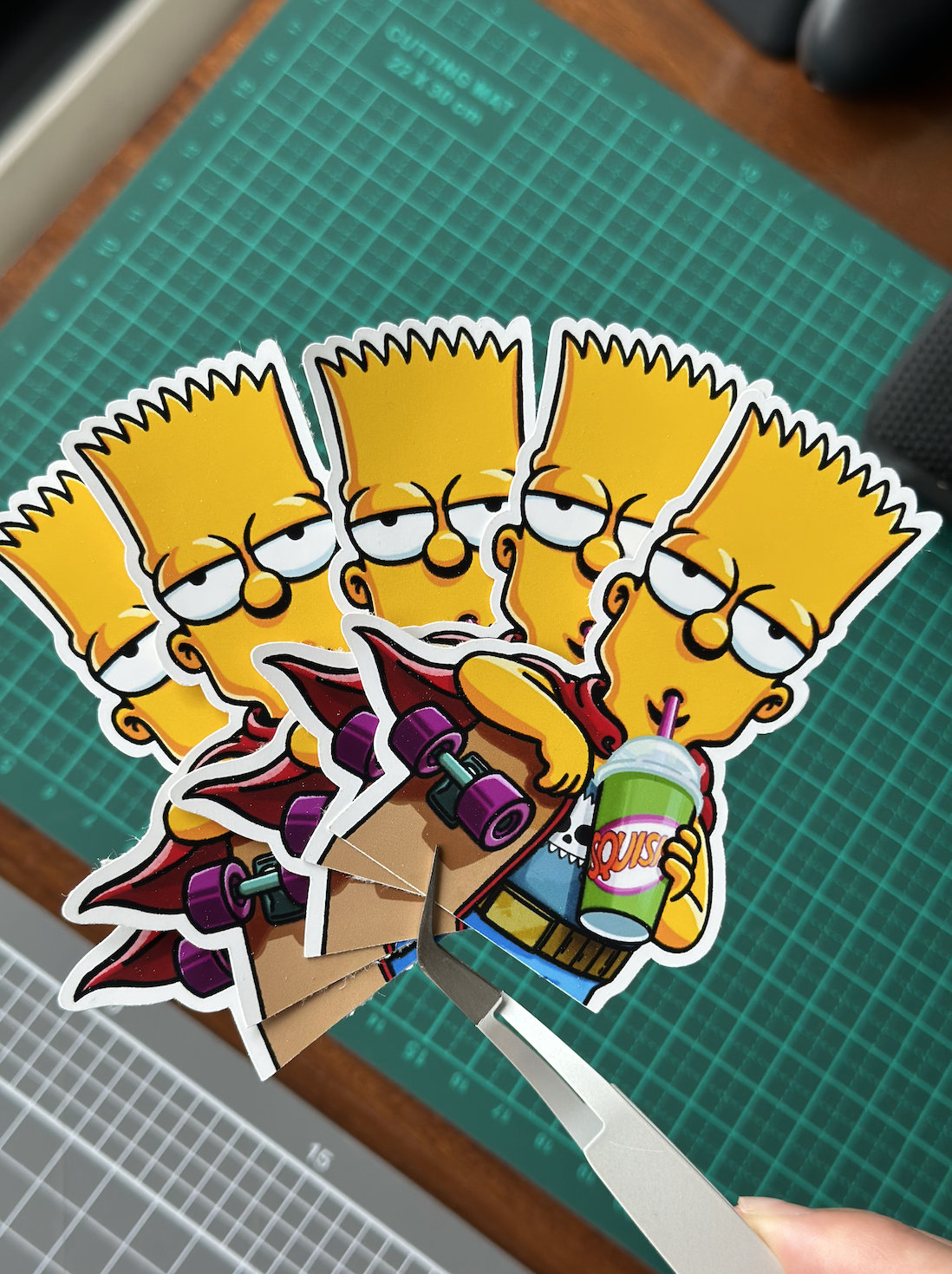 Bart Simpson Vinyl Sticker - Etsy