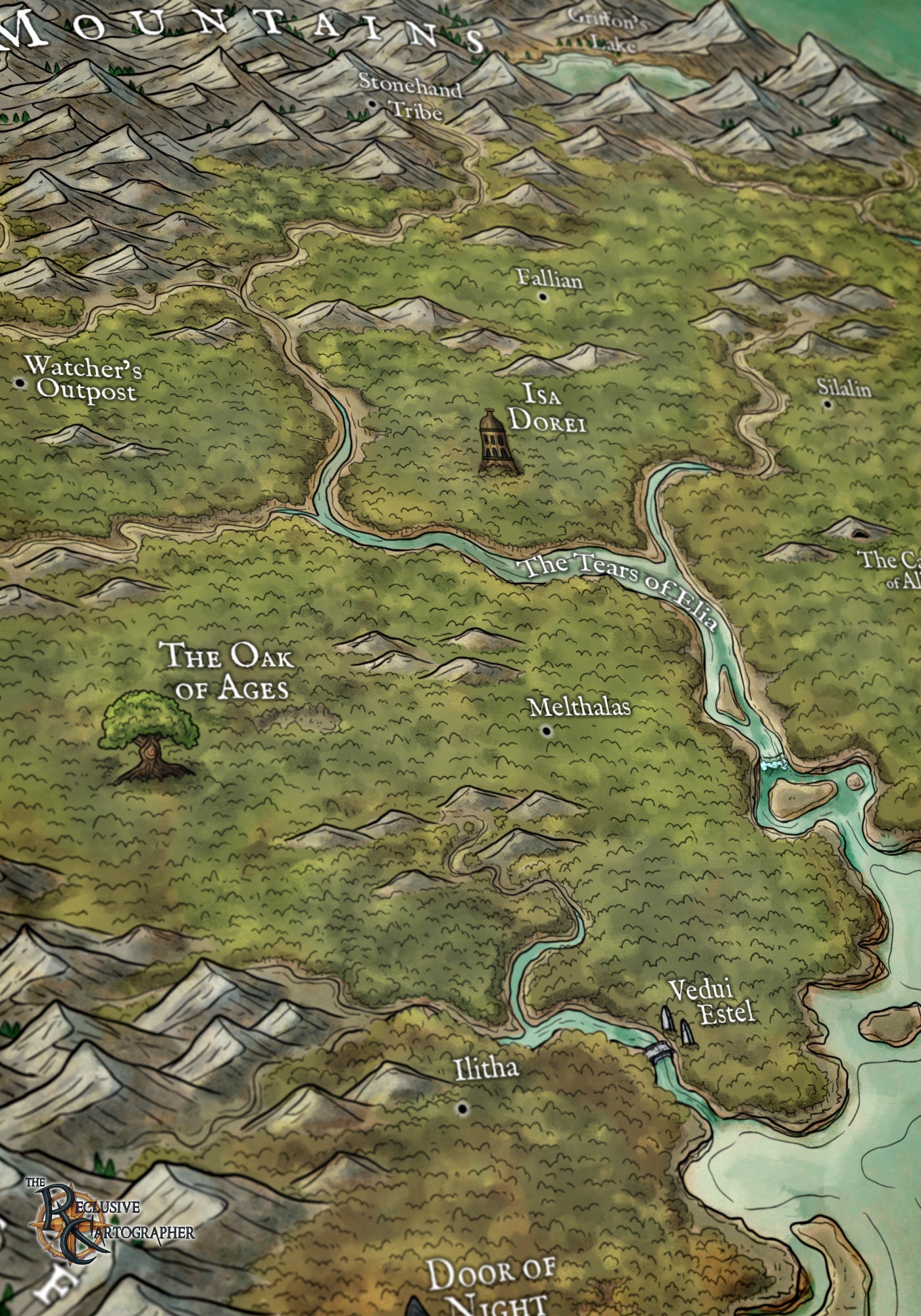 Drawing & Illustration Art & Collectibles The Forest Kingdom of ...