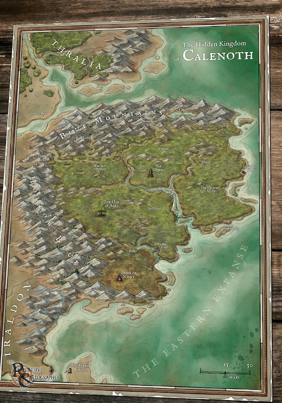 Pathfinder World Map