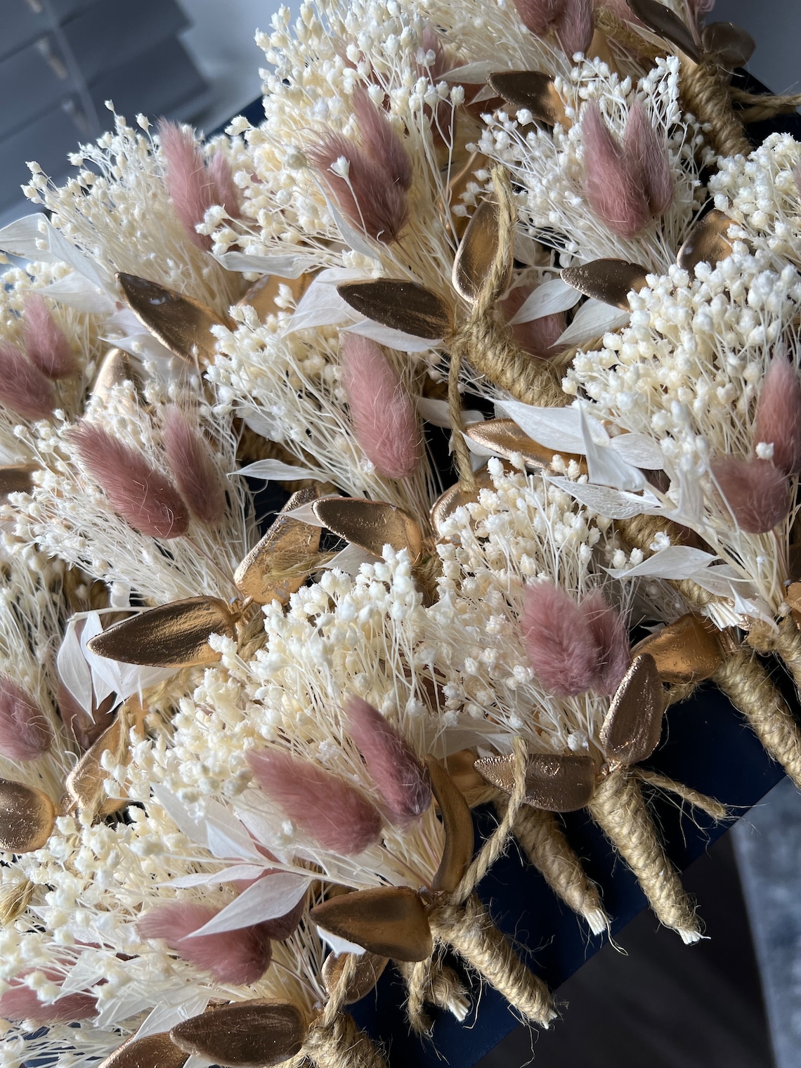 Dried Flower Buttonholes / Boutonnière / Boho Buttonhole / Ivory Dried ...