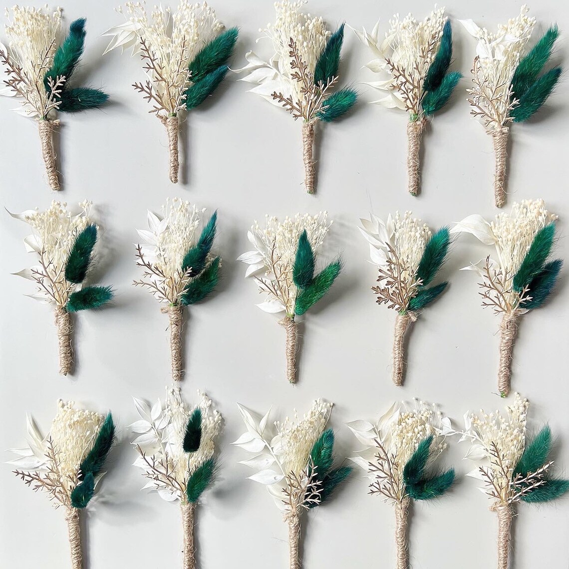 Dried Flower Buttonholes / Boutonnière / Boho Buttonhole / - Etsy