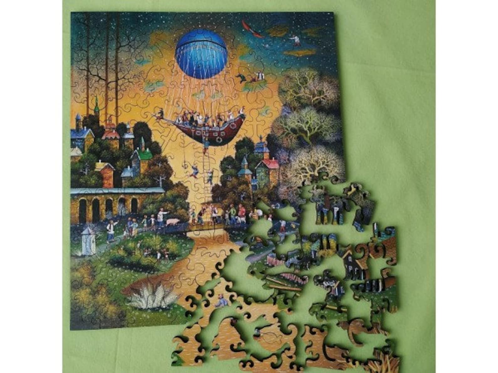 Wooden jigsaw puzzle Wood jigsaw puzzle adult Wooden puzzle | Etsy