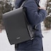 Japanese Randoseru Backpack in Black | Men 13" & 15" Laptop MacBook ...
