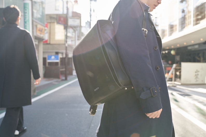 Japanese Randoseru Backpack in Black | Women Japan Backpack | Vegan ...
