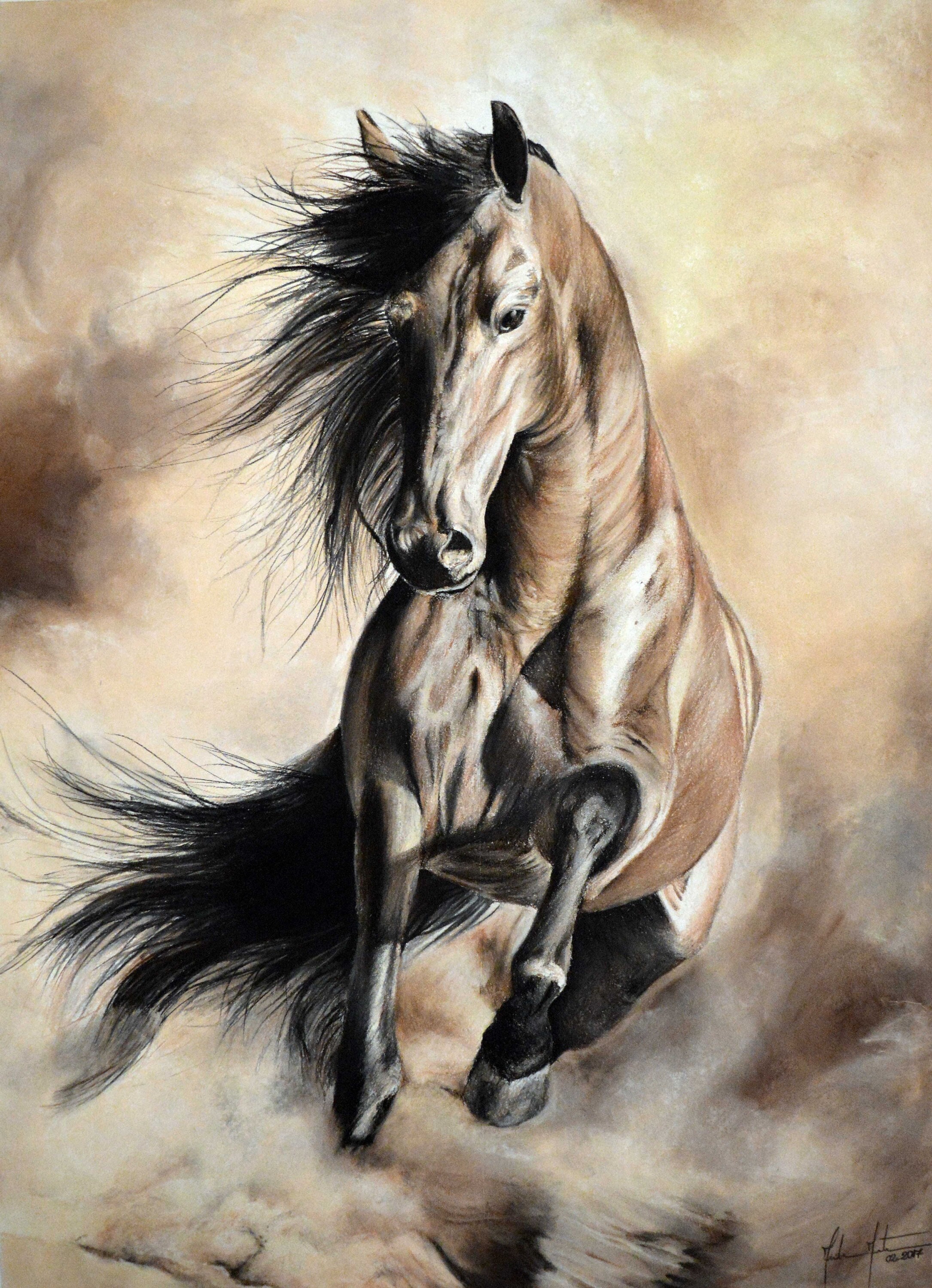 Handmade. Customize Hyper Realistic Wildlife Paintings. Pastel ...