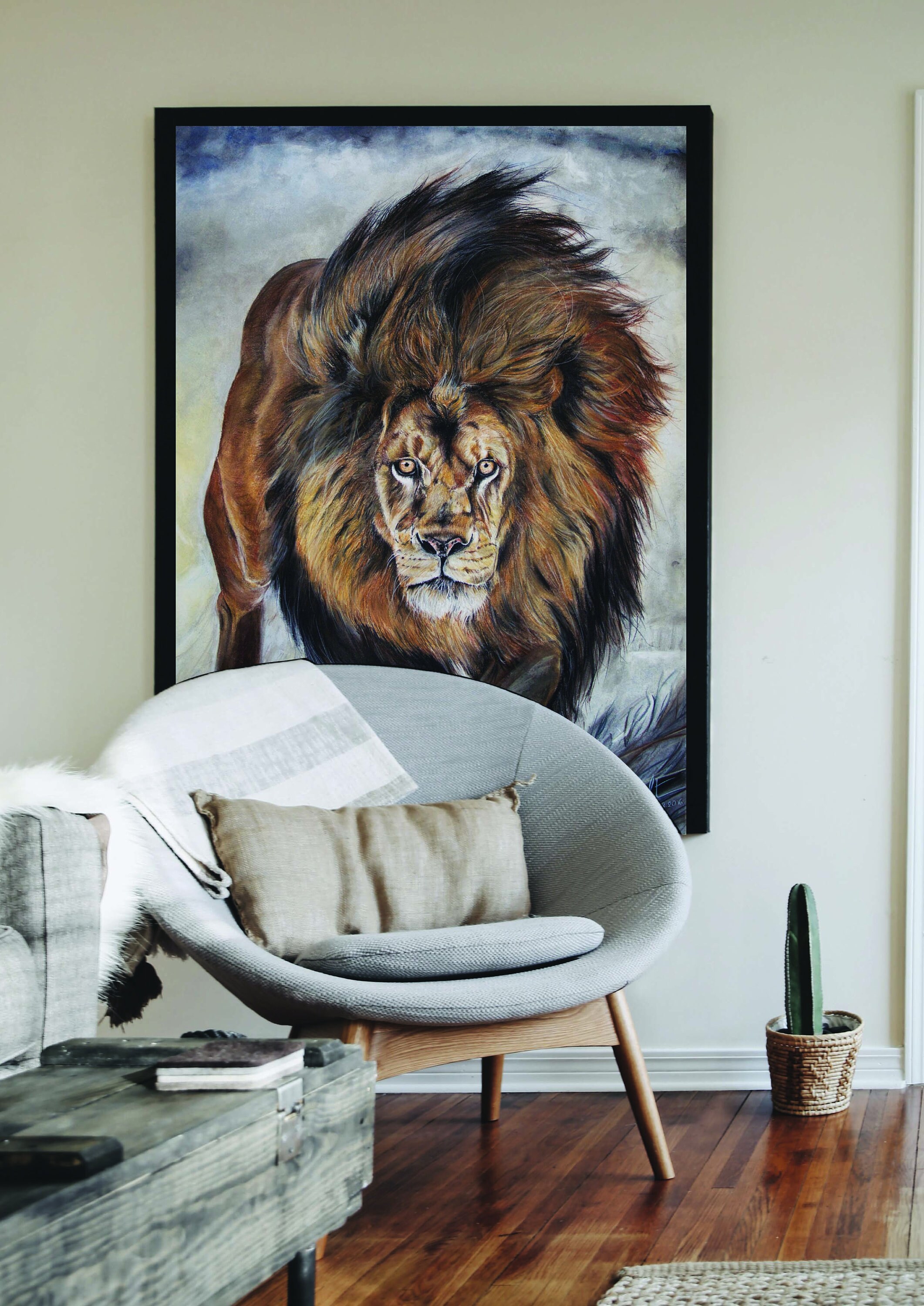 Handmade. Customize Hyper Realistic Wildlife Paintings. Pastel ...