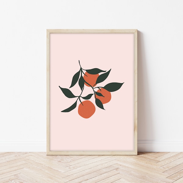 Peach Poster - Etsy UK