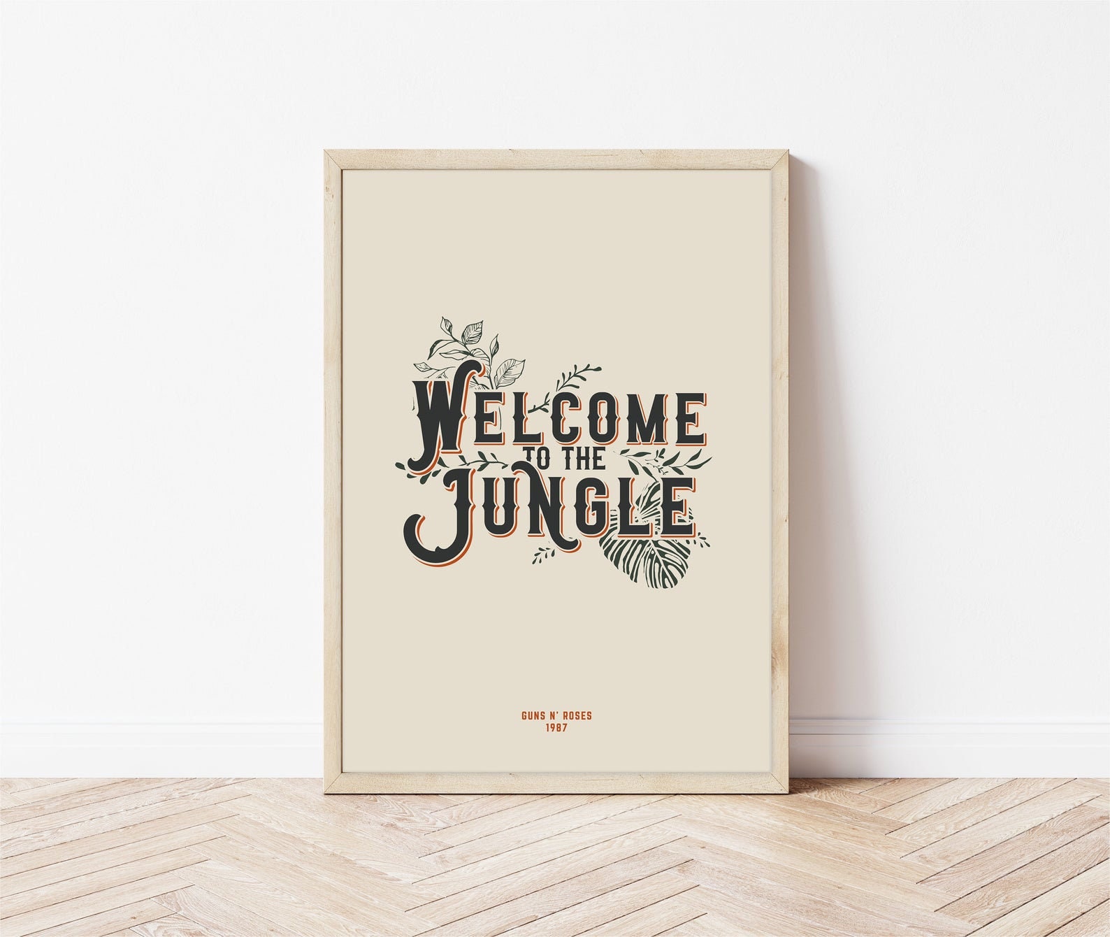 Digital Download Welcome to the Jungle Print Poster | Etsy