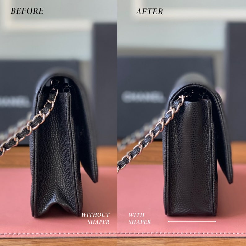 WOC Shaper With WINGS in Italian Leather! Chanel WOC Base Insert ...